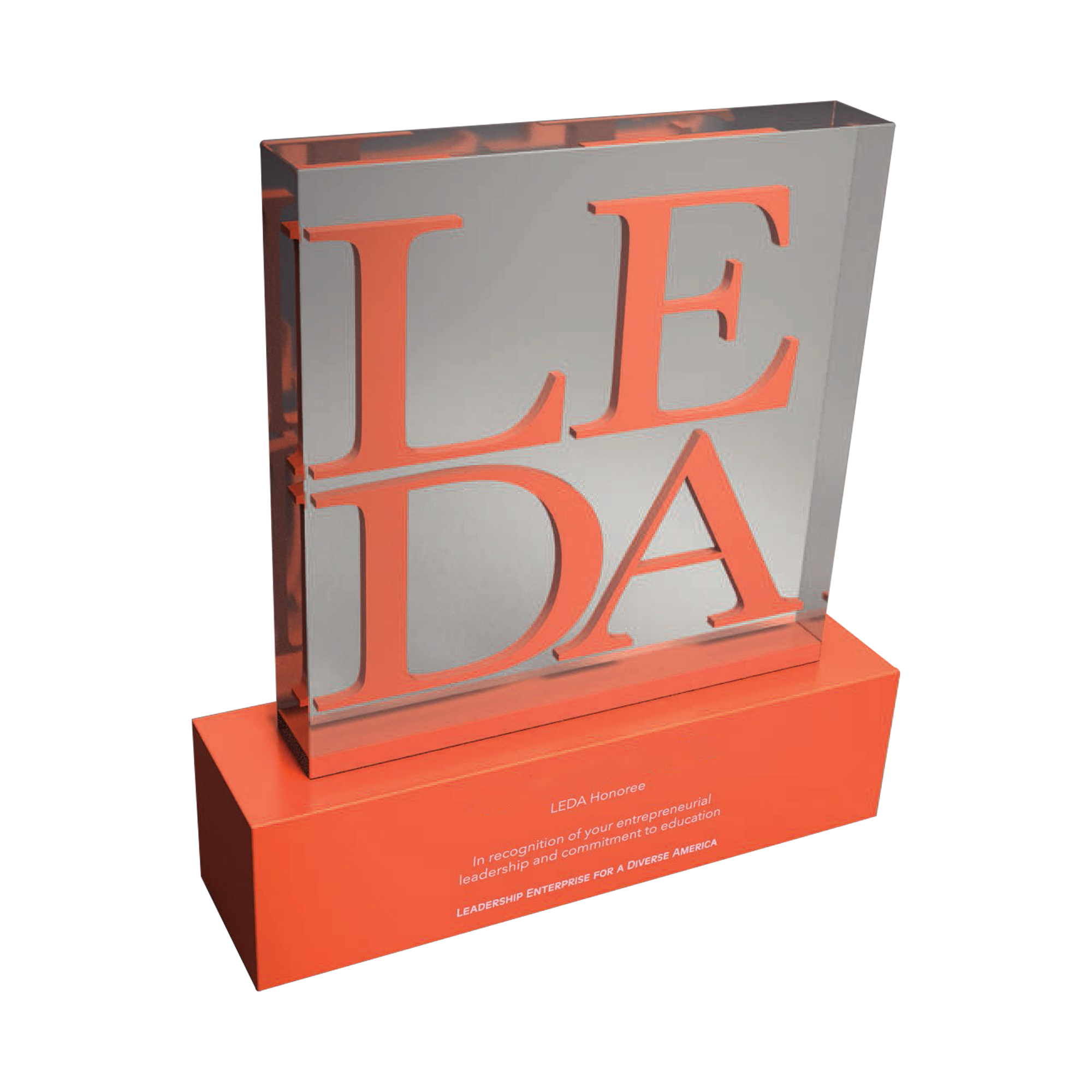 LEDA Lucite Awards for Distinction - Achievement Redefined