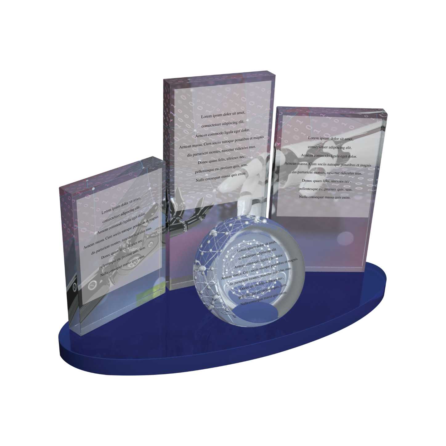 Waterfield Technologies Crystal Deal Toy - Financial Tombstone