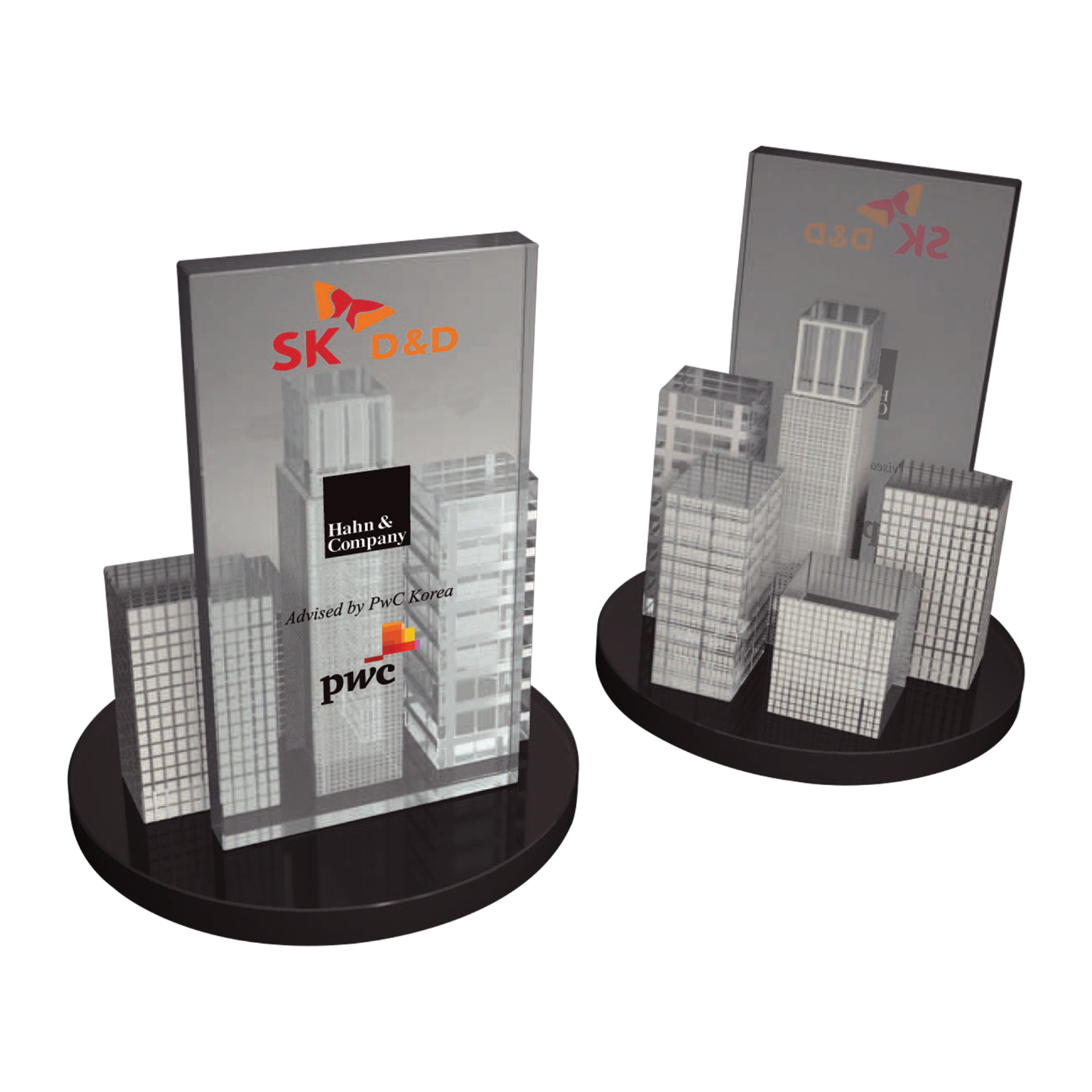 Dazzling PWC Crystal Deal Toy - Luxurious Financial Tombstone