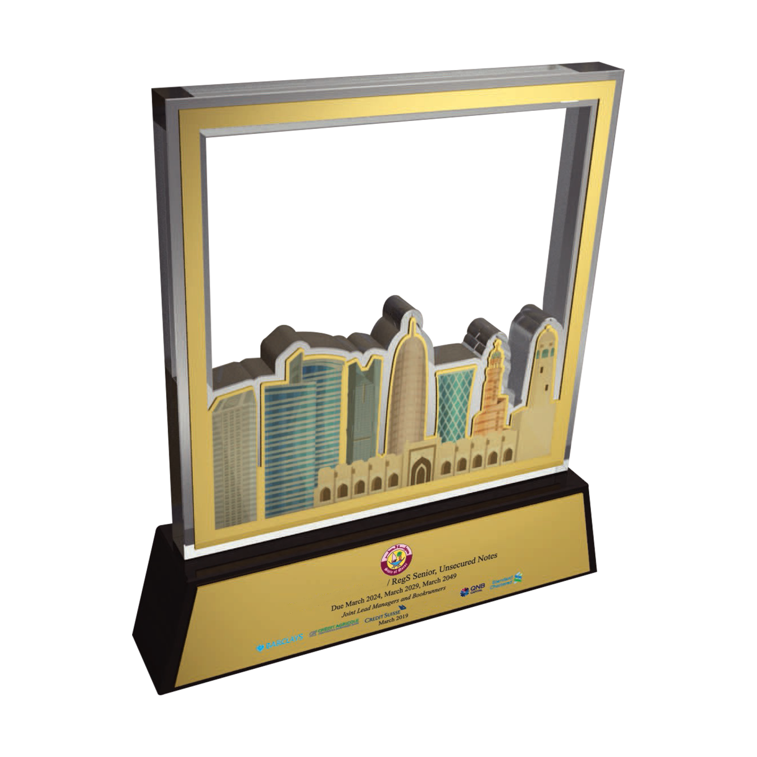 Custom Financial Tombstone & Deal Toy Ideas | Awards Inspiration | Page 7