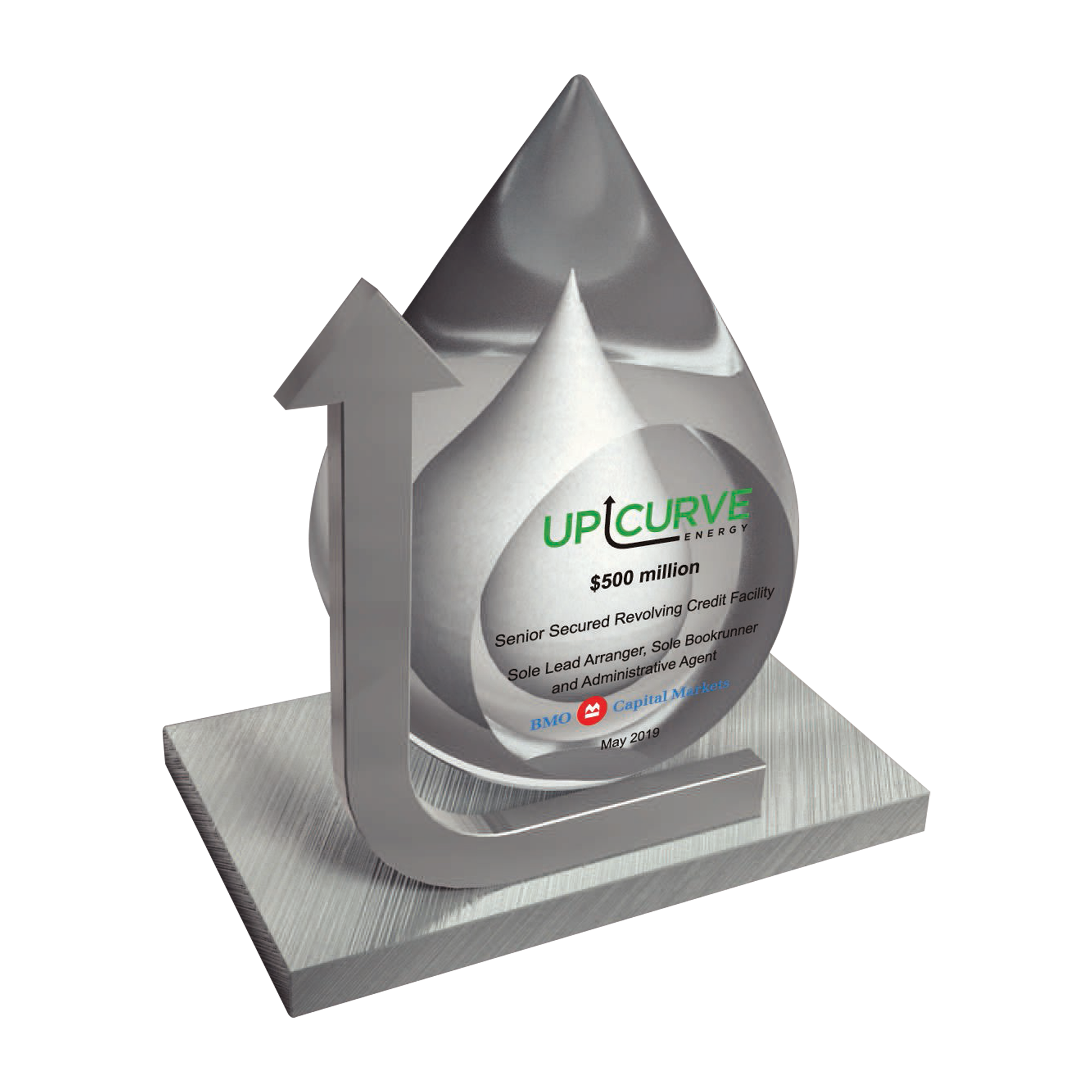 Up Curve Energy Lucite Deal Toy - Celebrate Financial Success