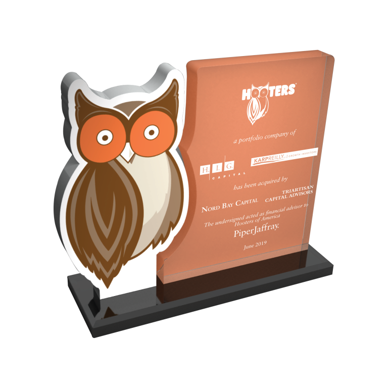 Hooters Lucite Deal Toy - Celebrate Financial Success