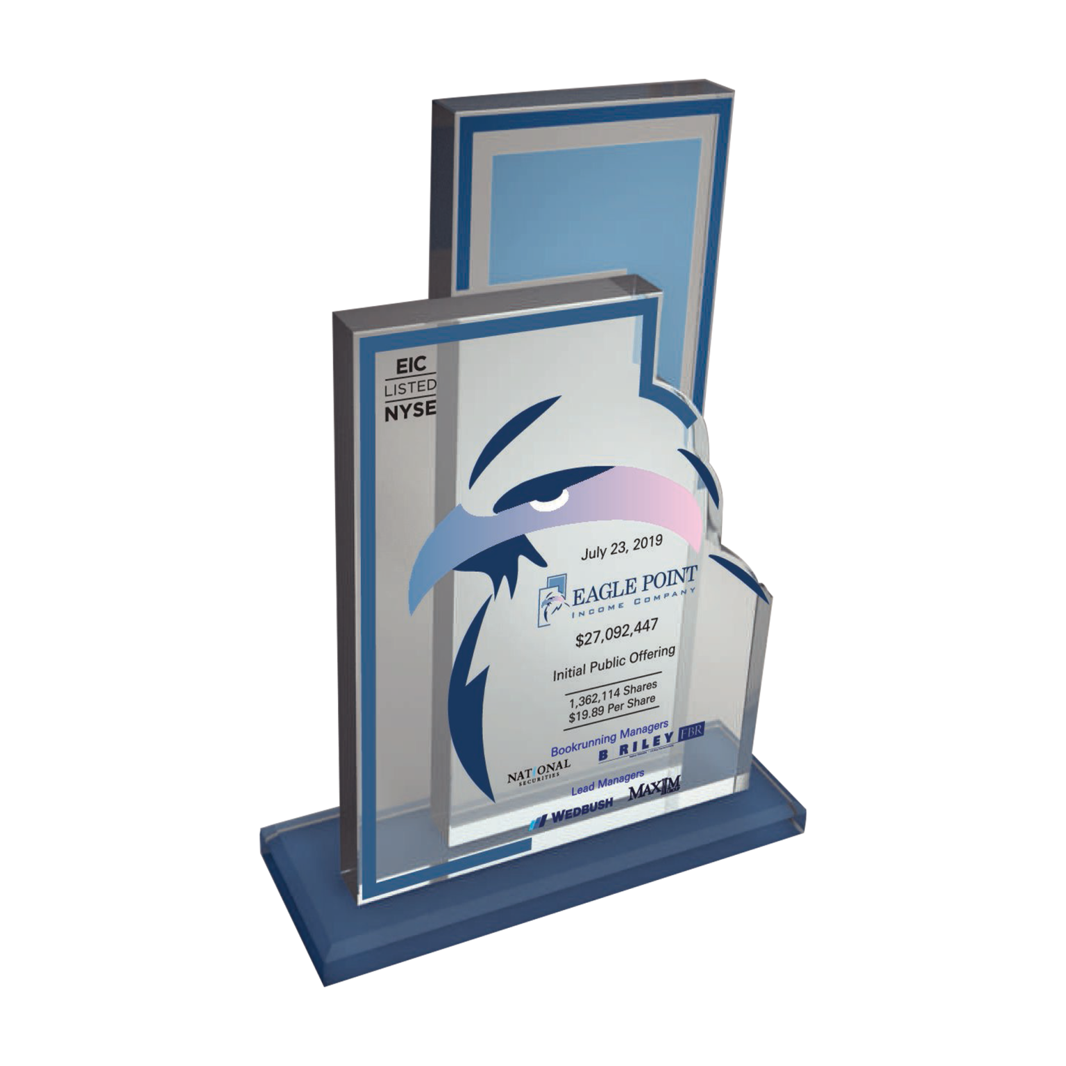 Custom Financial Tombstone & Deal Toy Ideas | Awards Inspiration | Page 5