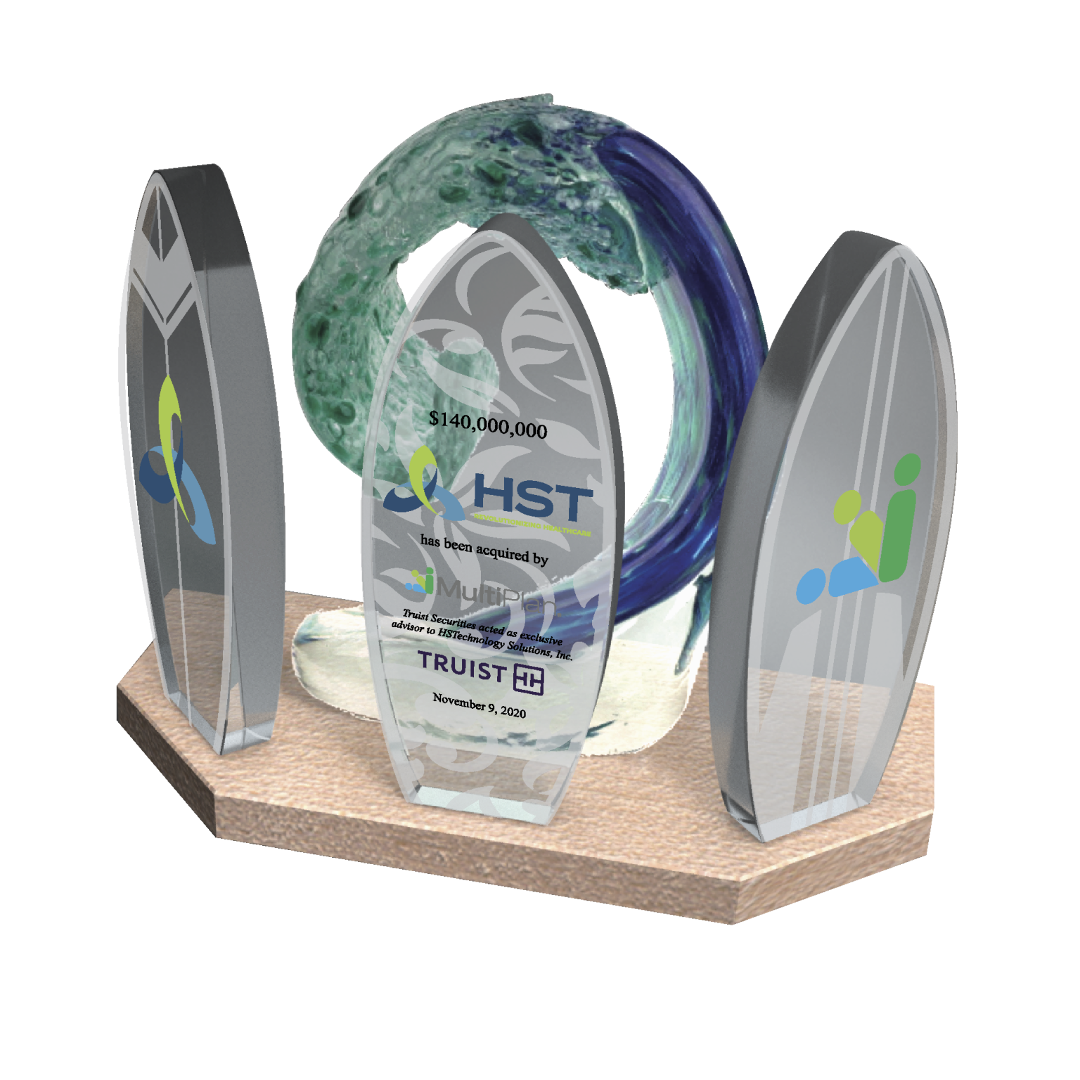 Custom Financial Tombstone & Deal Toy Ideas | Awards Inspiration