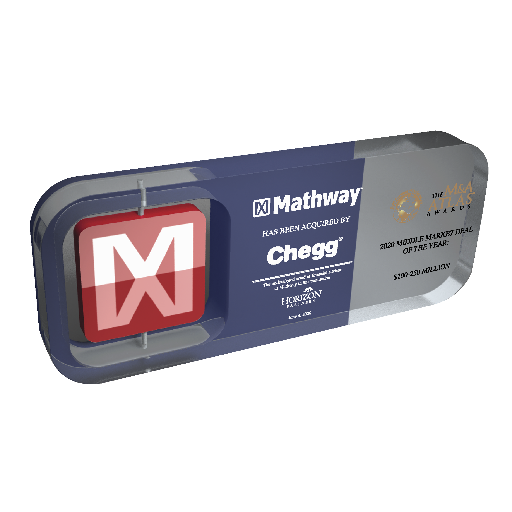 Dazzling Mathway Crystal Deal Toy - Financial Tombstone